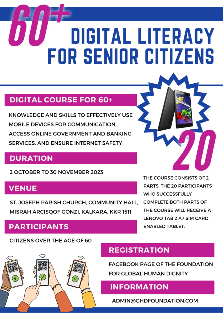 Digital Literacy for Senior Citizens - GHD Foundation